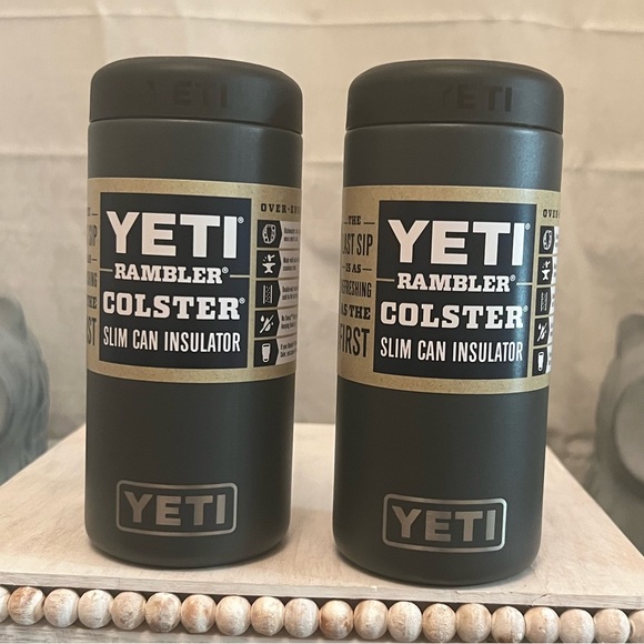 Yeti | Kitchen | Yeti Rambler Colster Slim Can Insulator Charcoal ...